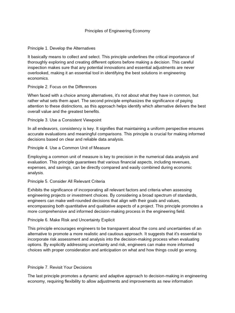 Engineering Economy | PDF