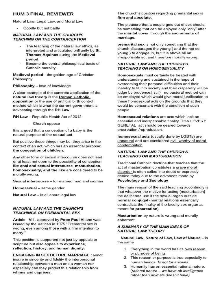 Hum 3 Final Reviewer | PDF