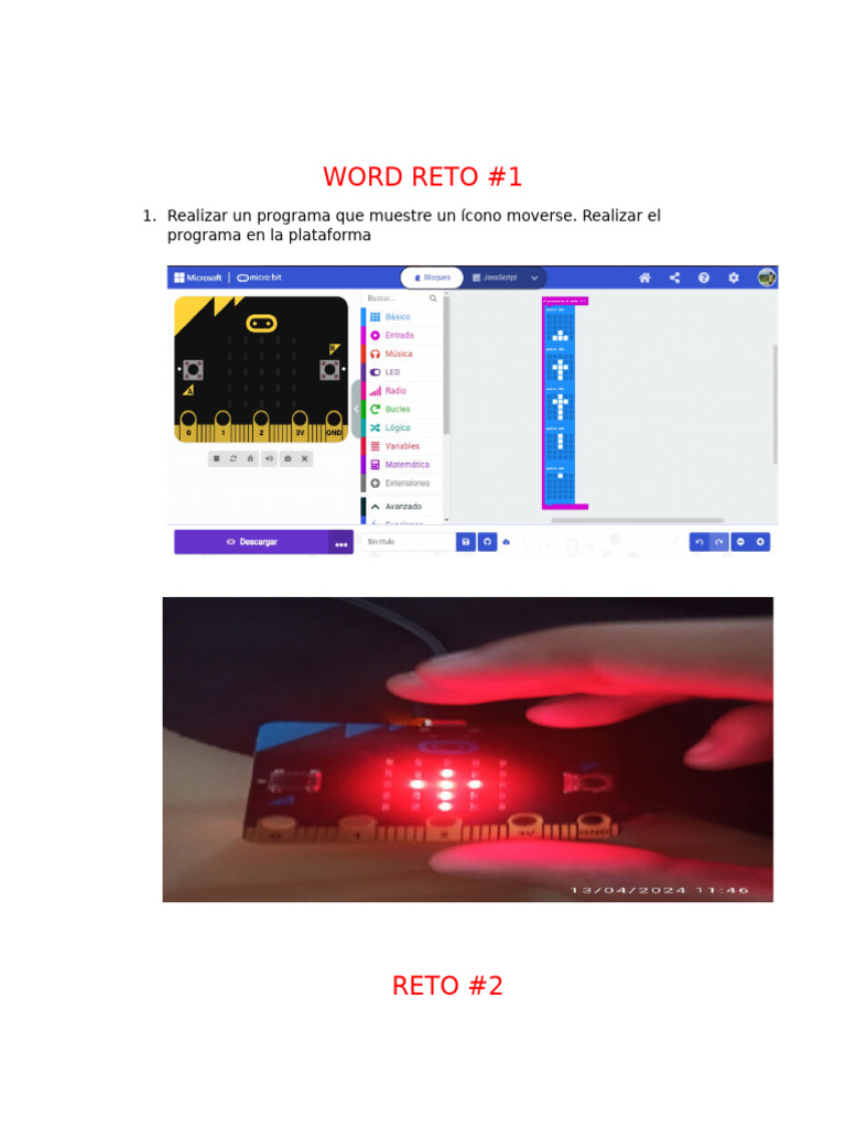Micro: Bit Programming Challenges Guide | PDF