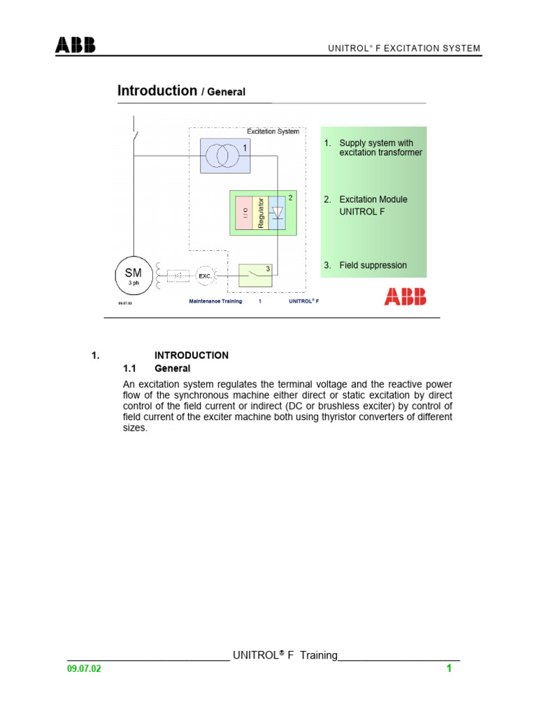 03 1 Unitrol F Script | PDF
