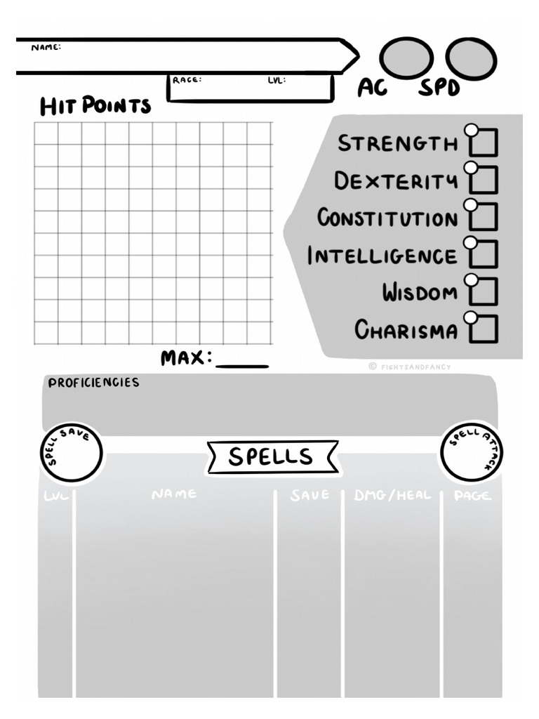 NPC Sheet | PDF