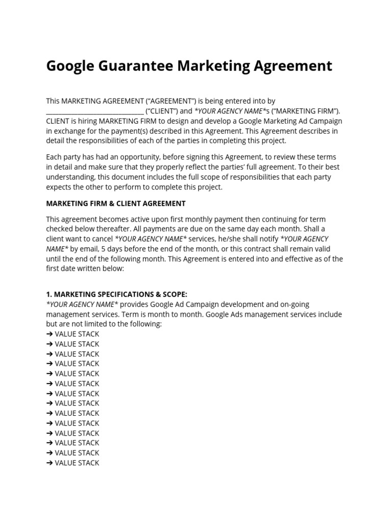 Google-Guarantee+LSA+Proposal | PDF