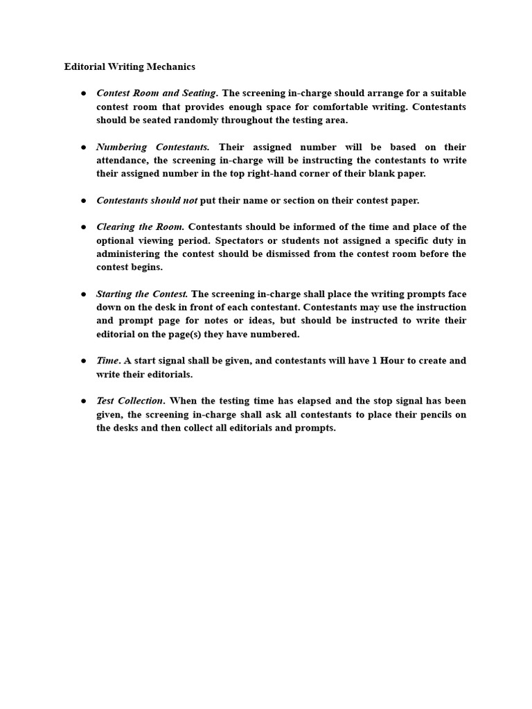 Editorial Writing Mechanics | PDF