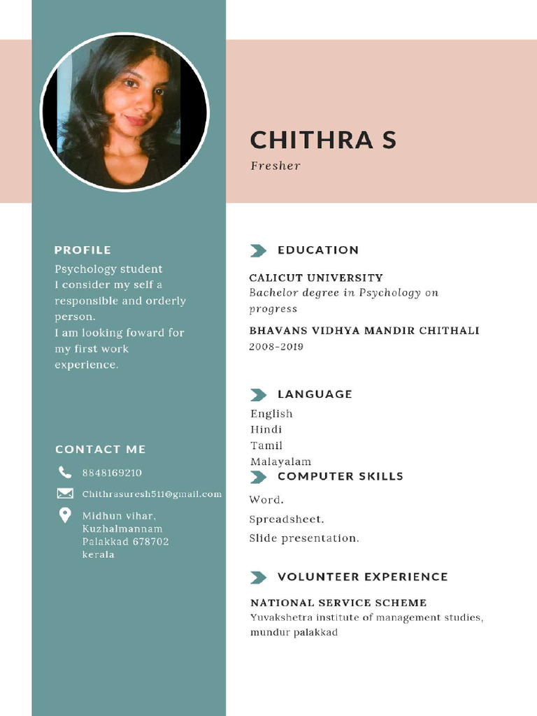 White Simple Student CV Resume - 20240407 - 203046 - 0000 | PDF