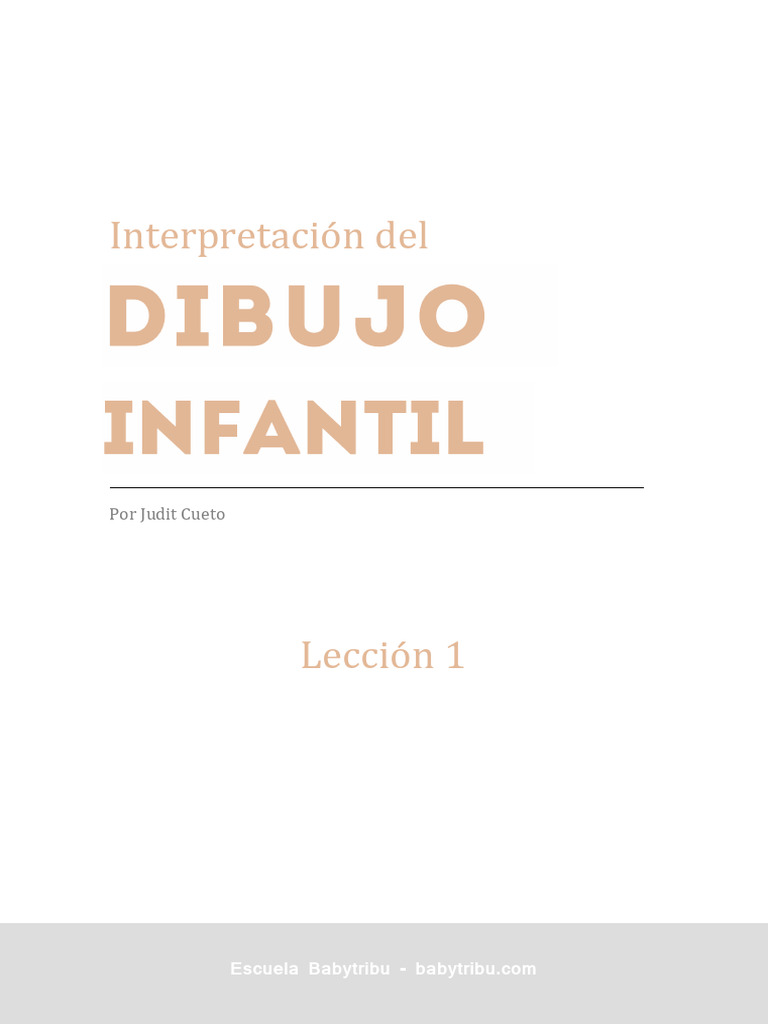 Dibujo Infantil BBT 1 | PDF