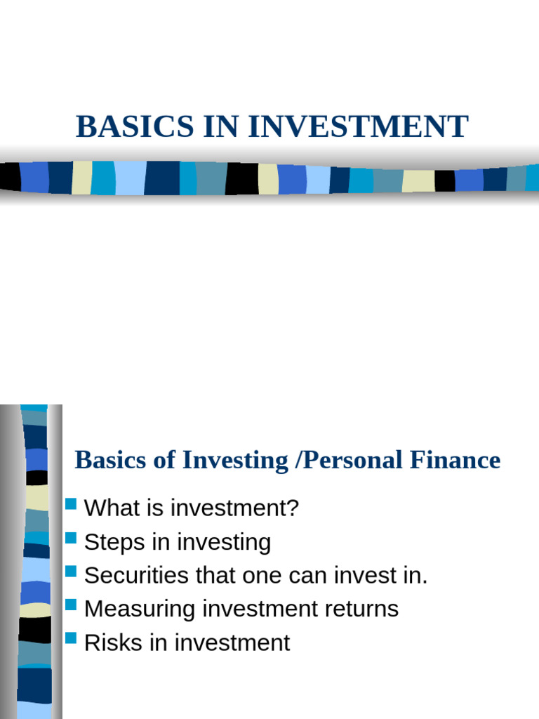 The Basics of Investing L100 - 2019 | PDF