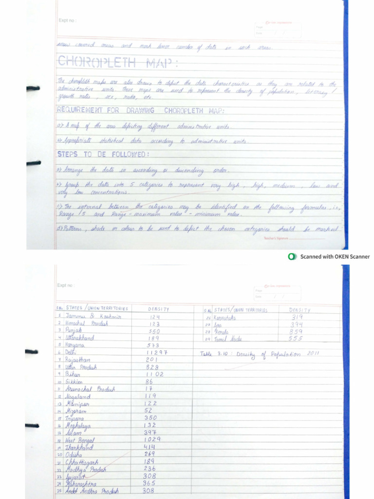 Choropleth and Isopleth Map | PDF