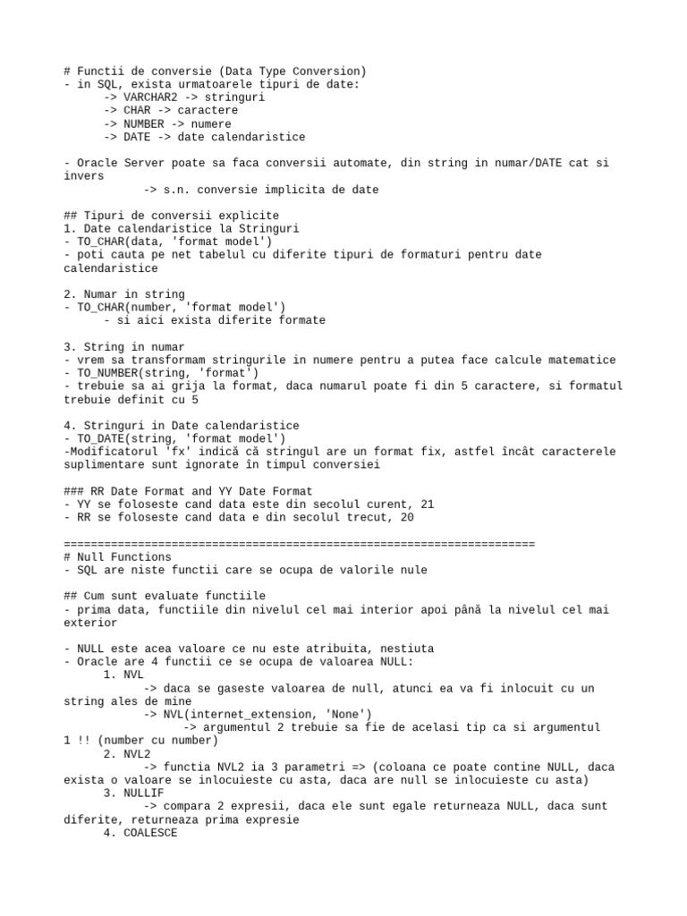 Section 5 - Single Row Function Part 2 | PDF