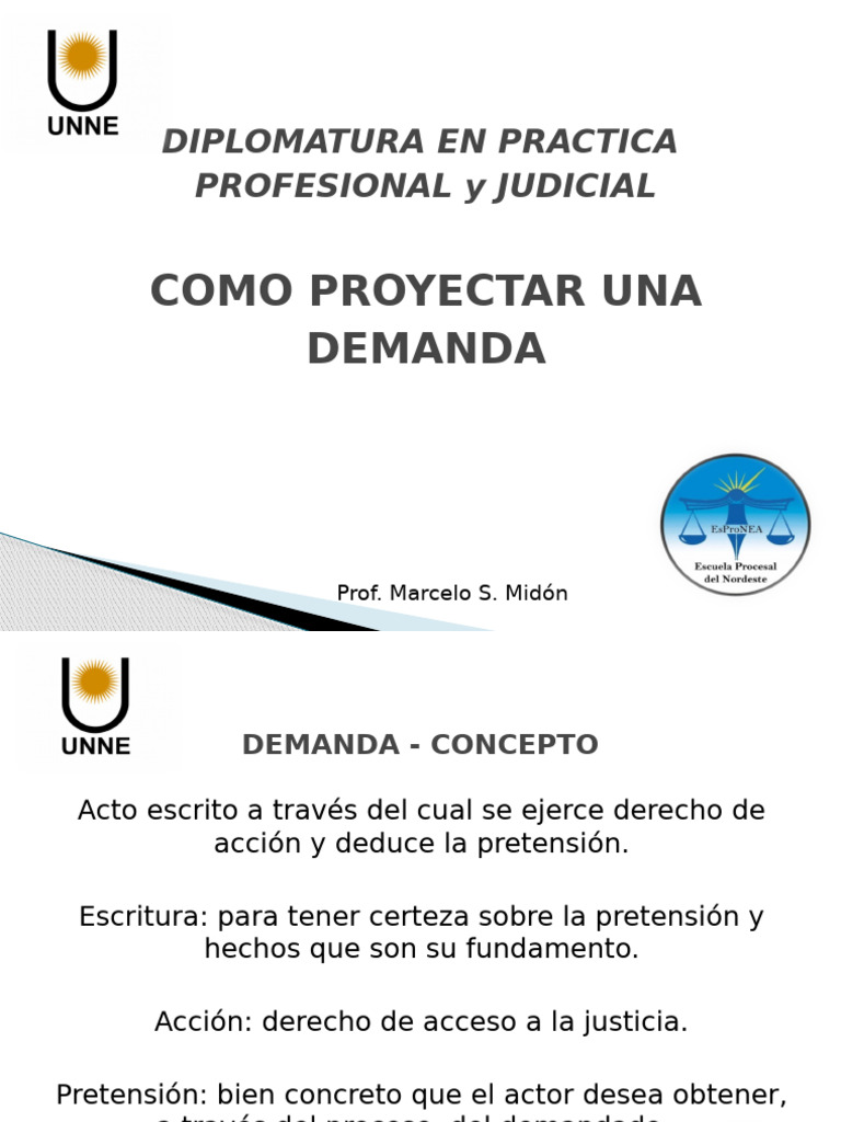 Como Proyectar Una Demanda | PDF | Demanda judicial | Justicia