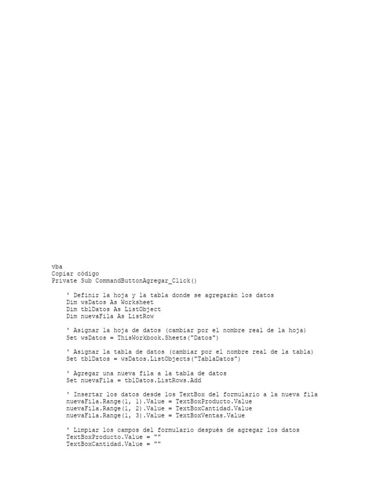 Macro Excel: Formulario y Tabla Dinámica | PDF | Microsoft Excel | Métodos y materiales de enseñanza