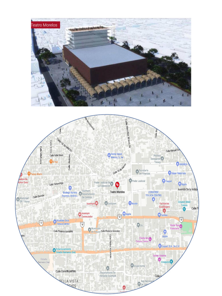 Mapas Teatro Morelos | PDF