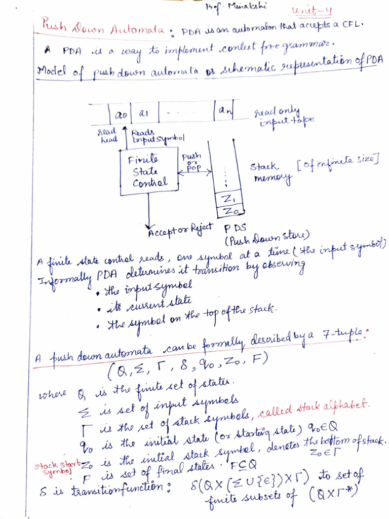 TAFL Unit 4 Notes | PDF