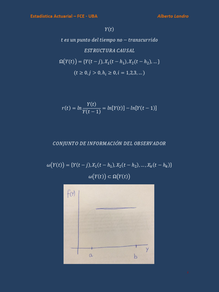 Estadística Actuarial Landro 2021 | PDF