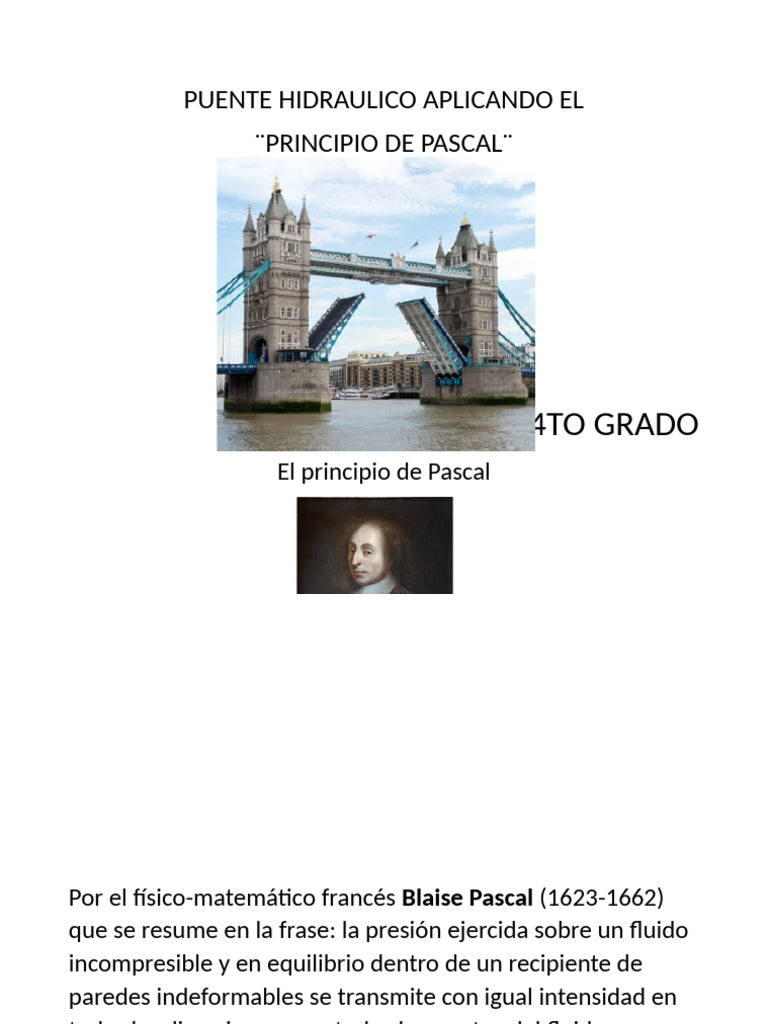 Puente Hidraulico | PDF