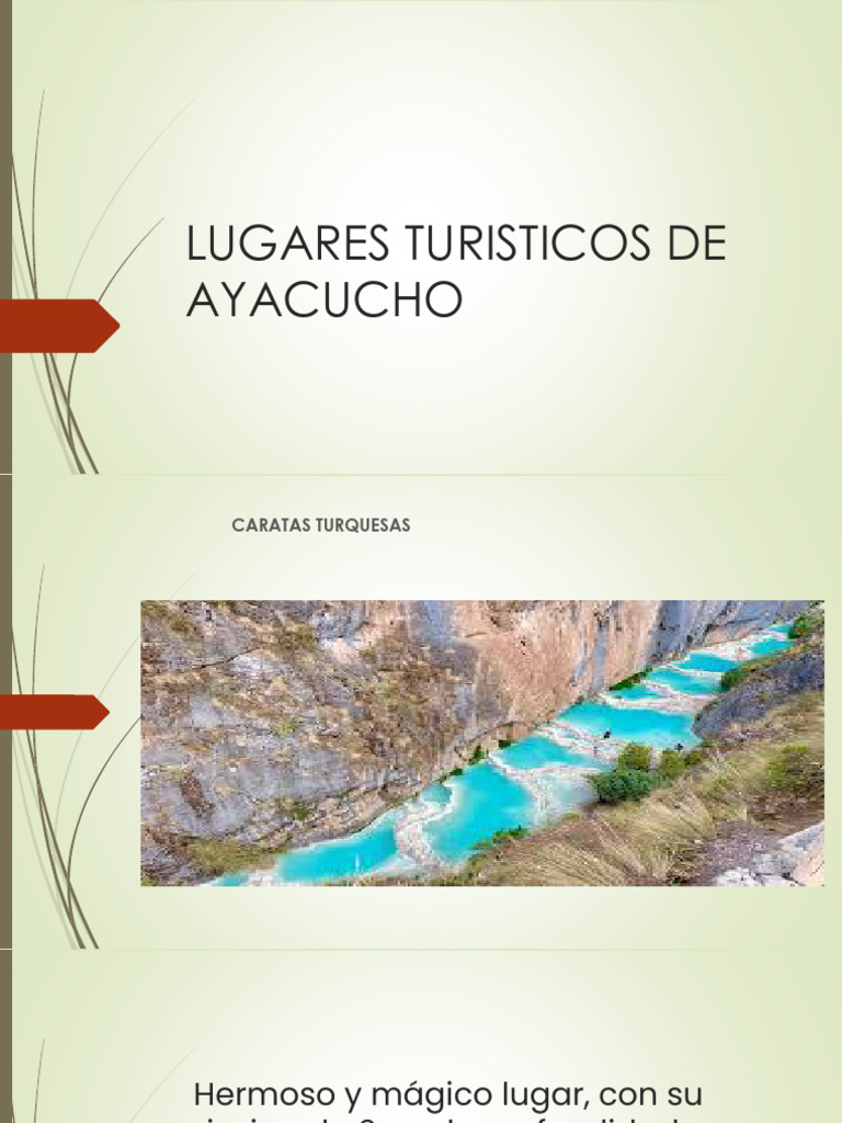 Lugares Turisticos de Ayacucho | PDF