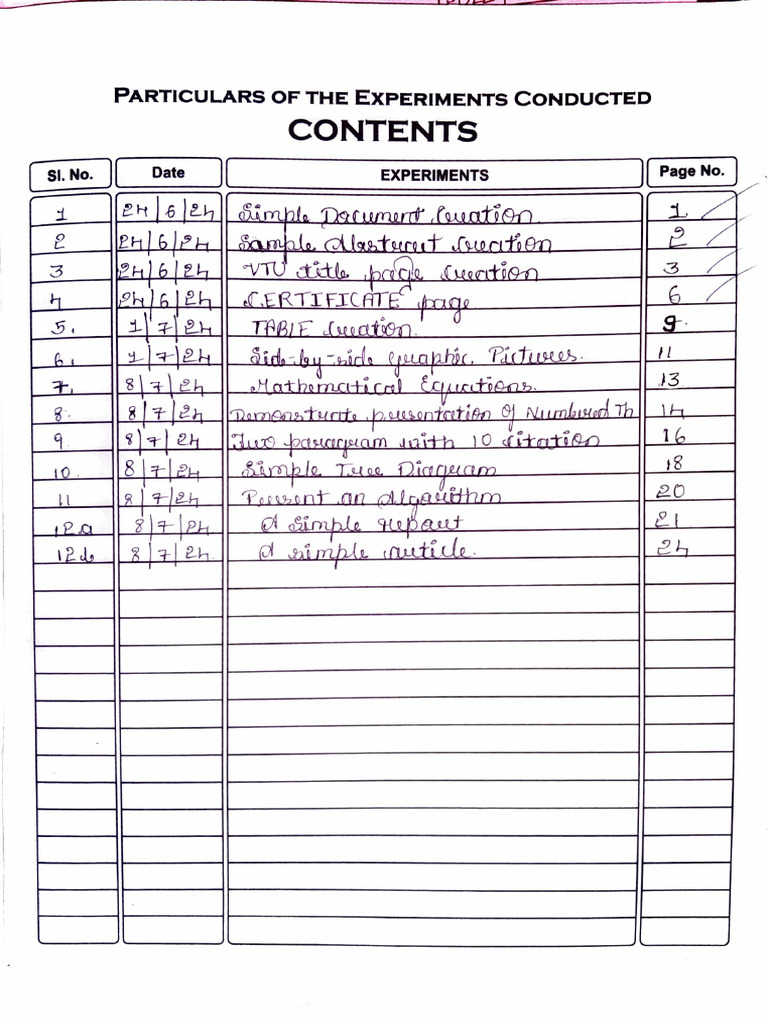LaTeX - Record (Simple) | PDF