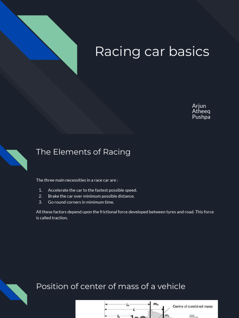Race Car Basics | PDF