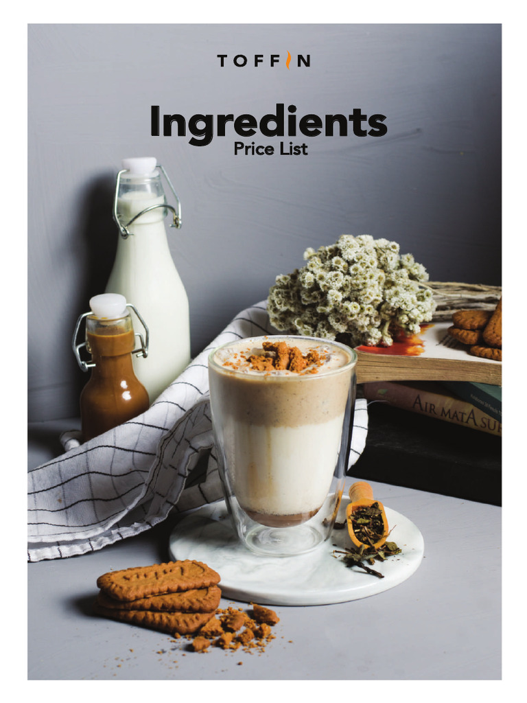 TOFFIN Ingredients Price List Update 21052021 | PDF
