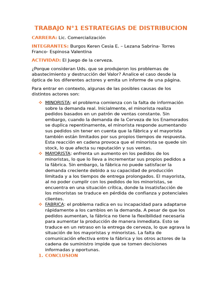 Tp n°1 distribución | PDF