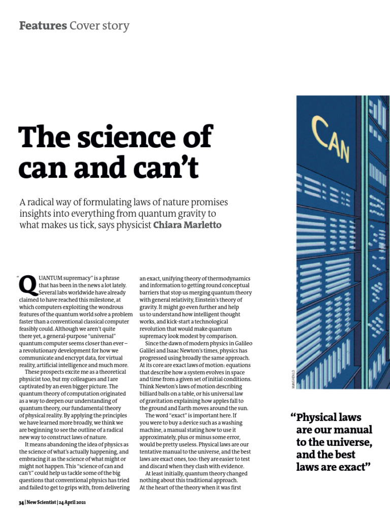 The Science of Can and Can't | PDF