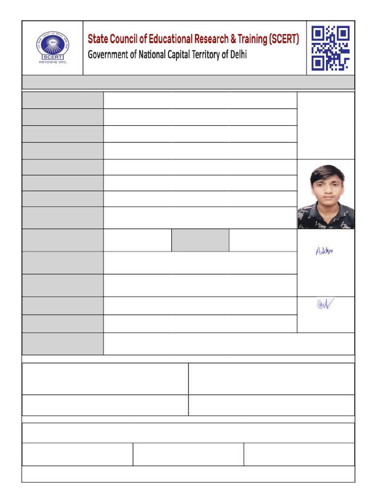 Scert Admit Card | PDF
