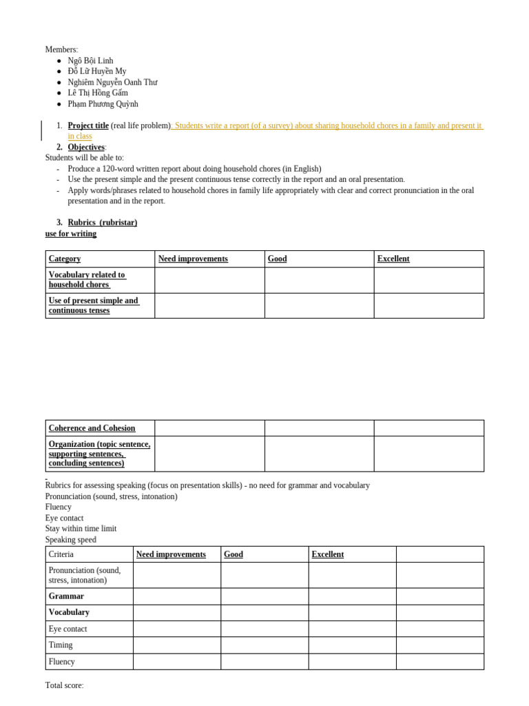 Project-based-learning_Unit-1 | PDF