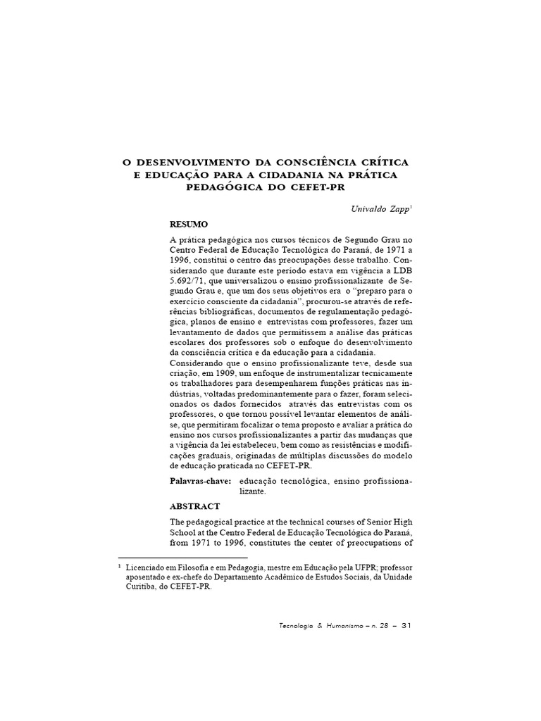 TECNOL. e HUMAN. 28.p65 | PDF