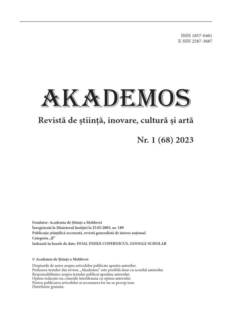Akademos 1 68 2023 | PDF