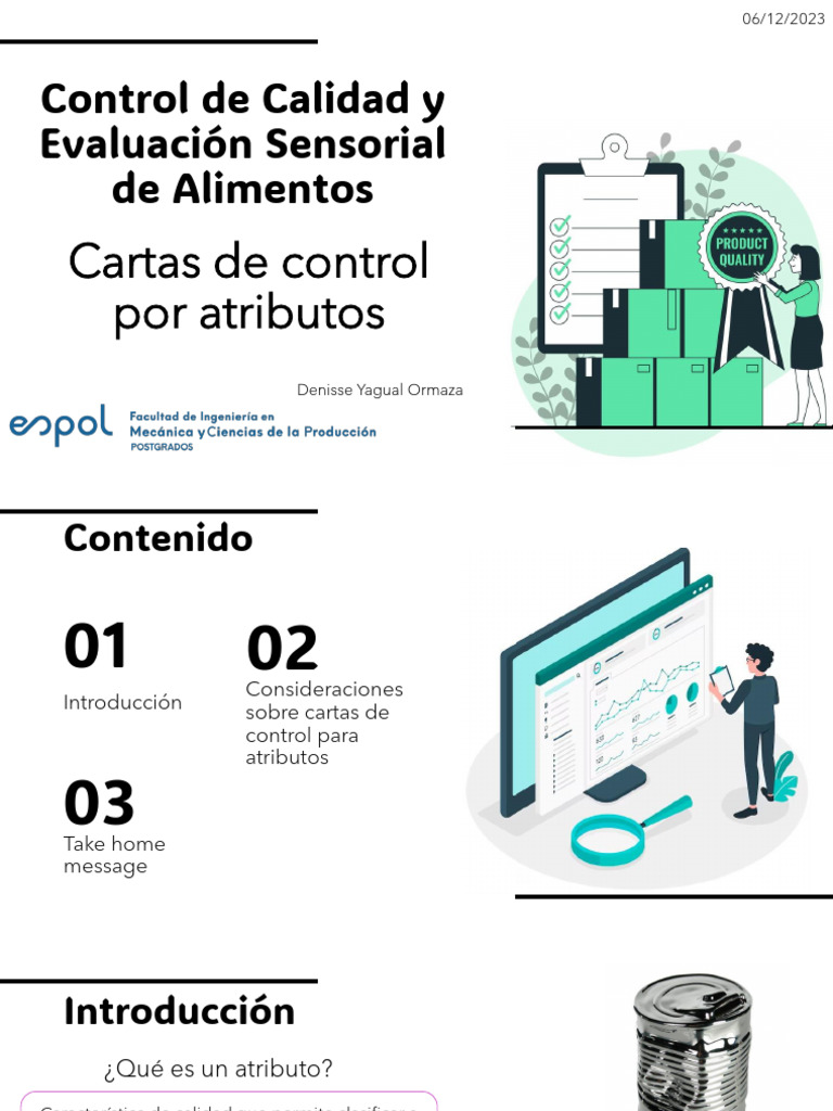 Cartas de Control para Atributos | PDF