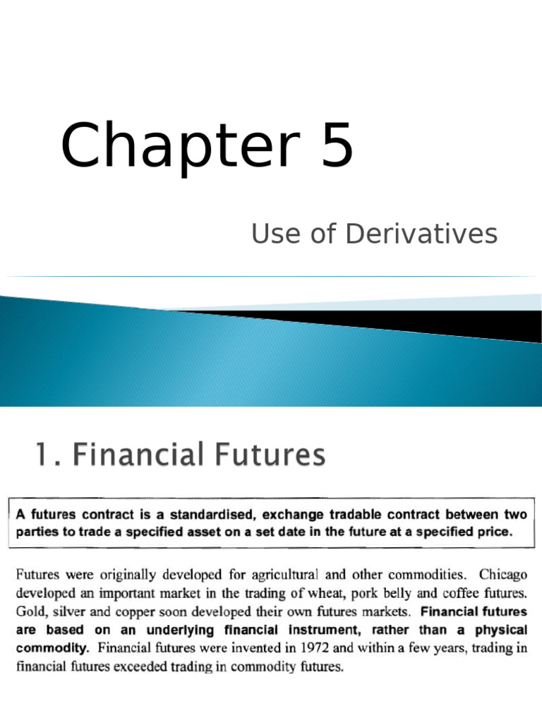 Chapter 5 | PDF | Futures Contract | Hedge (Finance)