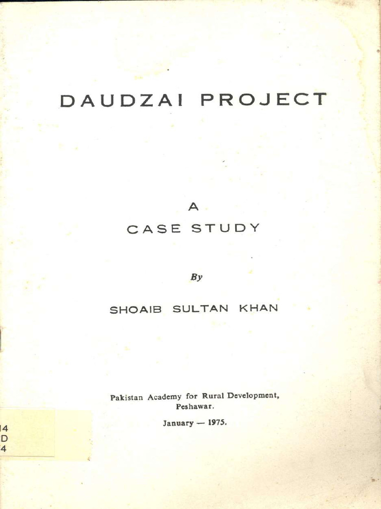 Daudzai Project A Case Study by SSK | PDF