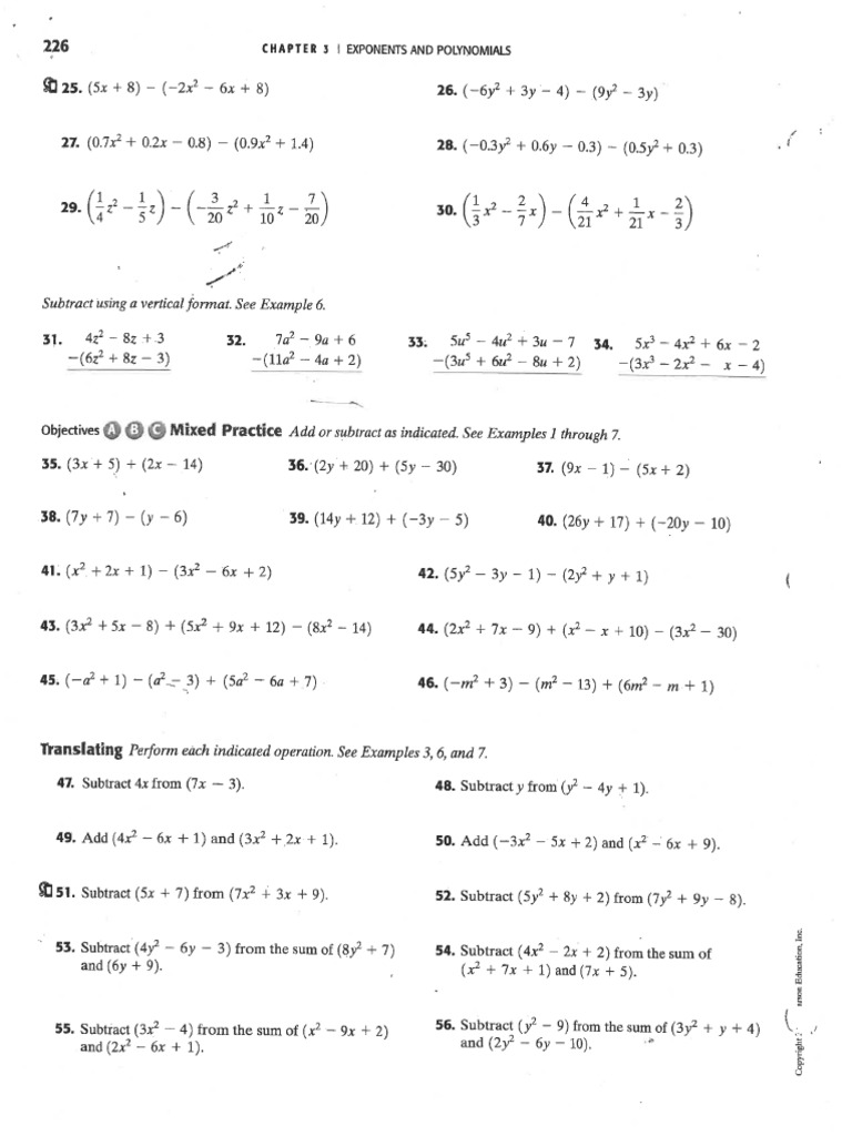 Math Algebra Content Book | PDF
