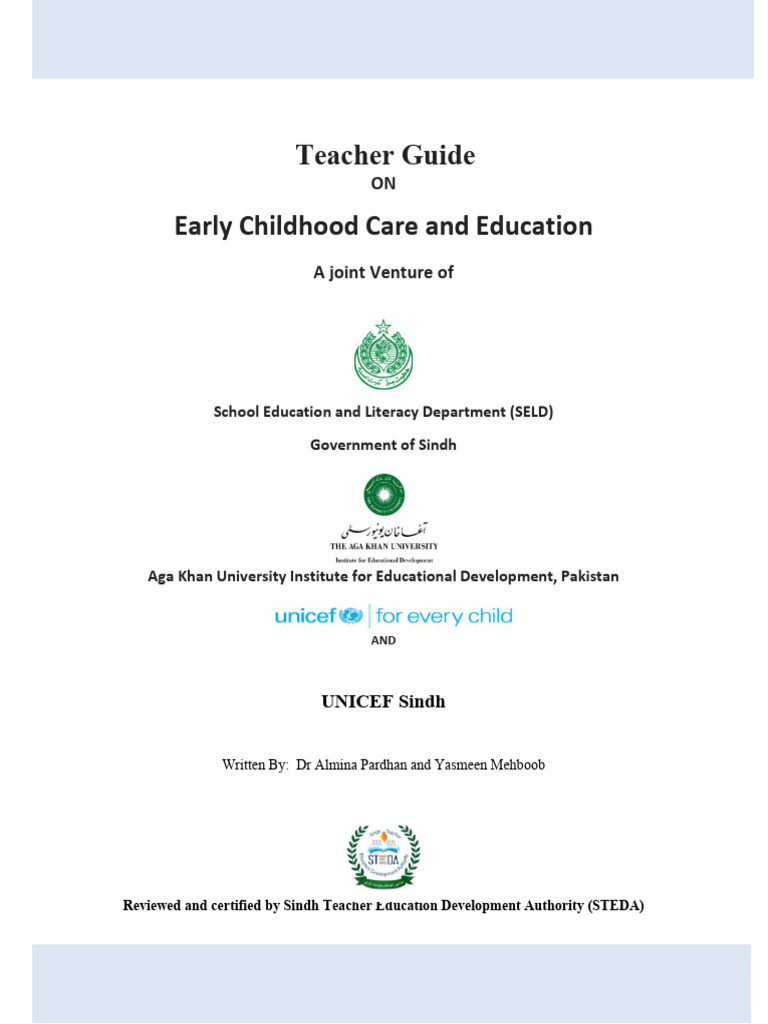 ECCE Teacher Guide | PDF