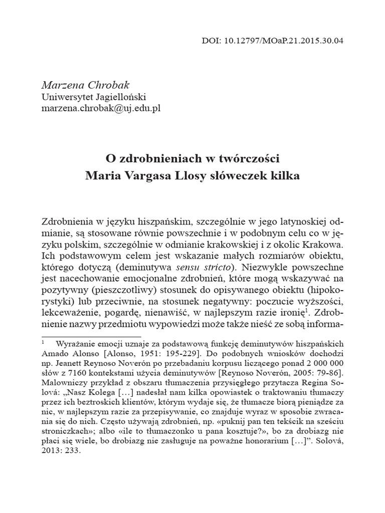 04 Chrobak O Zdobieniach W Tworczosci | PDF