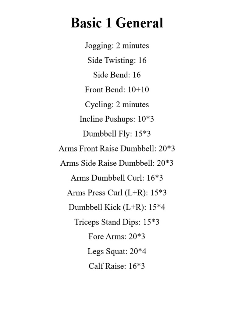 Workout Routine 2-3 Weeks | PDF Workout Routine 2-3 Weeks | PDF