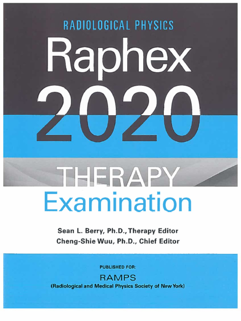 Raphex 2020 - Therapy Examination - 240325 - 231729 | PDF