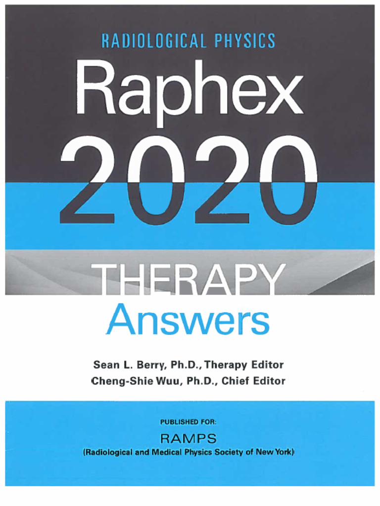 Raphex 2020 - Therapy Answers - 240325 - 232033 | PDF
