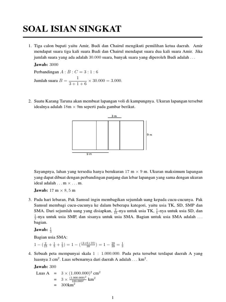 12 1 2 Presentasi Jawab Soal Isian Singkat Osn PDF