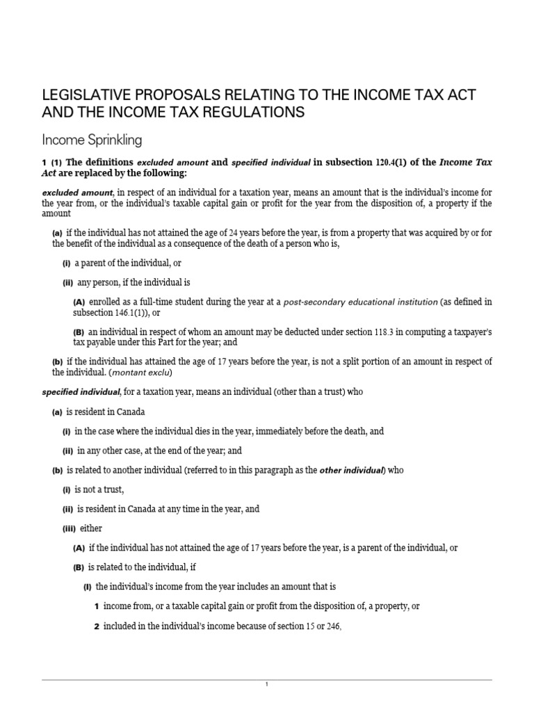 Draft Legislation | PDF