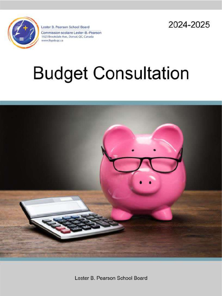 Budget Consultation Plan 2024-2025 | PDF