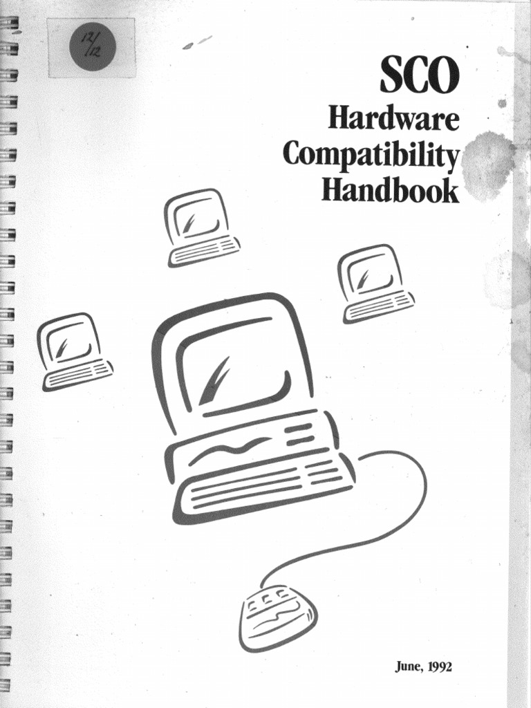 SCO Hardware Compatibility Handbook 199206 | PDF