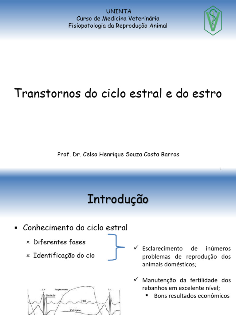 Aula 3 - Transtornos Do Ciclo Estral e Do Estro | PDF