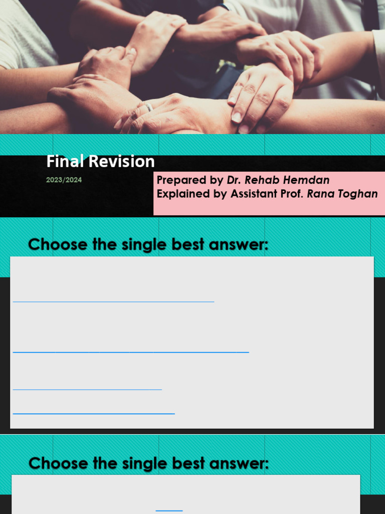 Final Revision | PDF