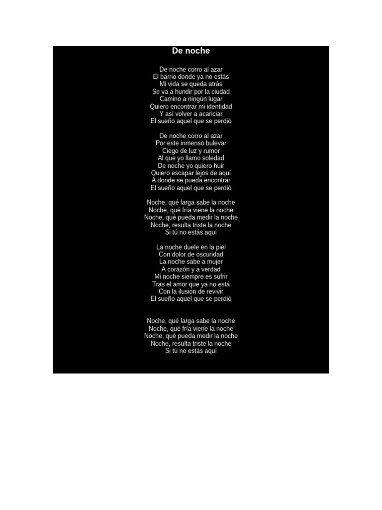 De Noche Pdf