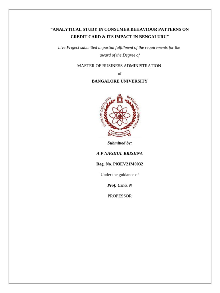 Credit card Project-7 | PDF