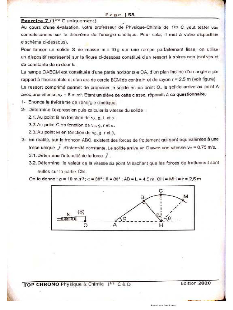 Top Chrono PC 1ère C & D-1 | PDF