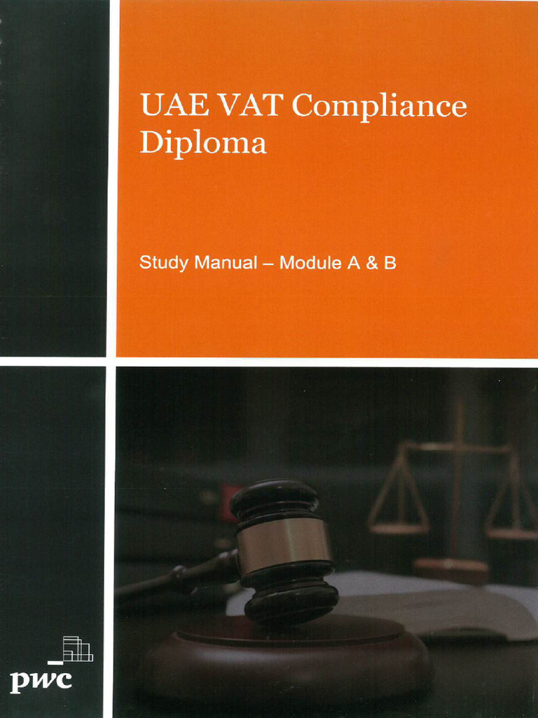 UAE VAT Compliance Diploma Module A & B-Compressed | PDF
