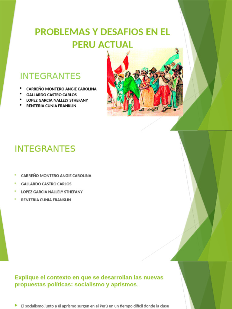 Problemas y Desafios en El Peru Actual | PDF