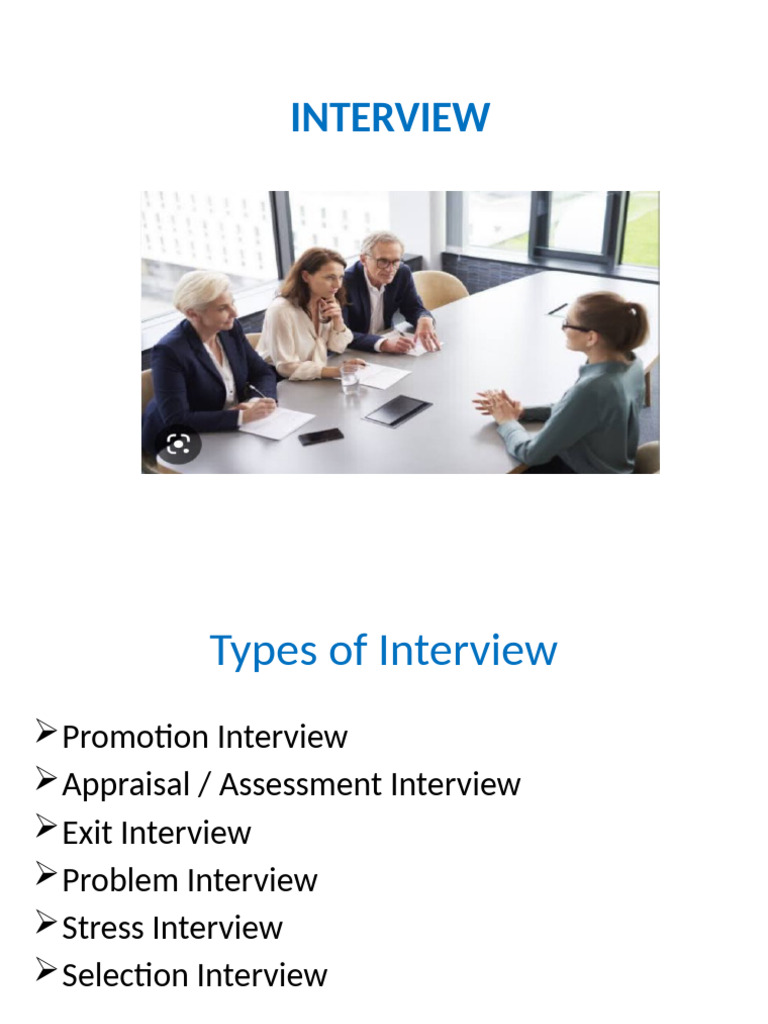 5 Interviews | PDF