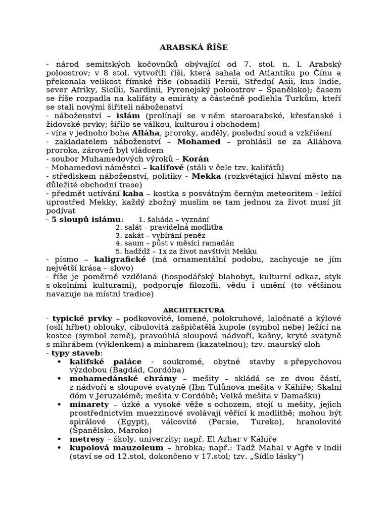 2b. ARABSKÁ ŘÍŠE | PDF